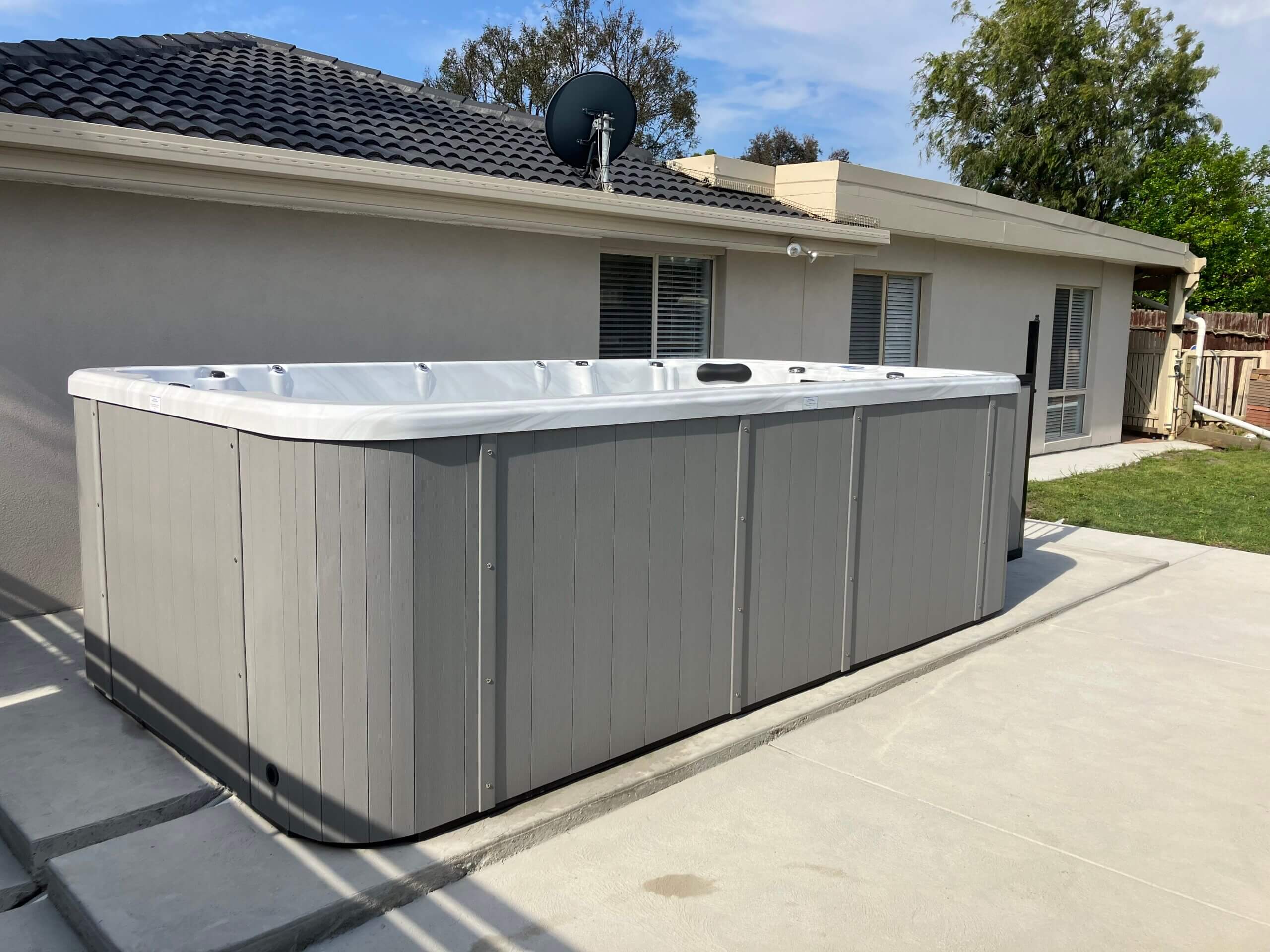 Spa + Metal Barrier - Pool Safety Network